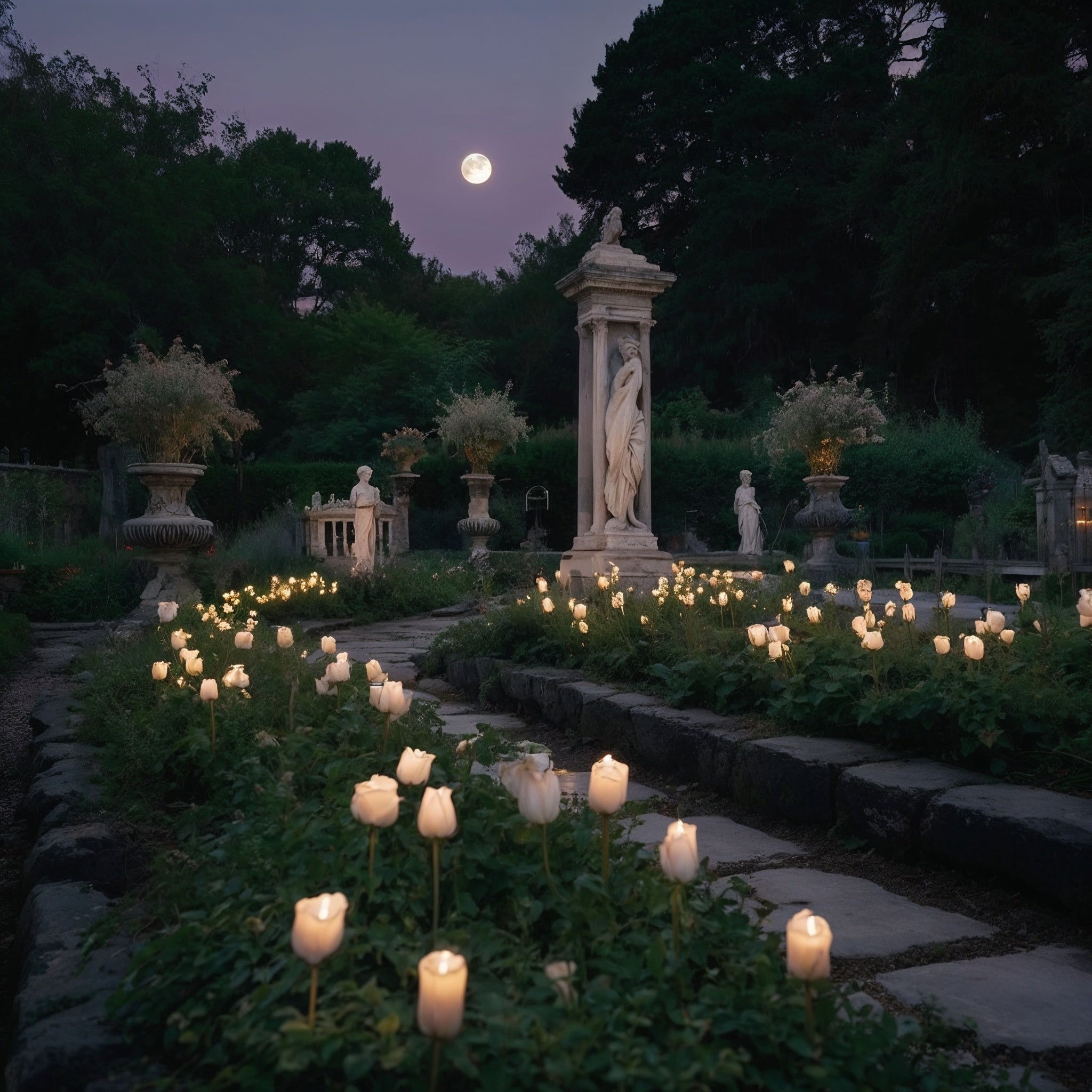 Moonlight Garden – The Gothic Lord Candle Company